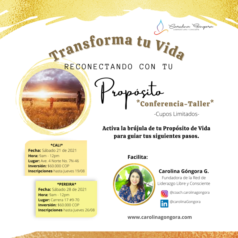 Reconectando tu Propósito - Carolina Góngora